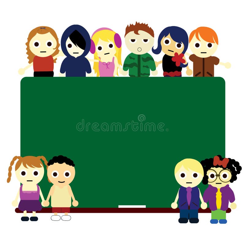 Cartoon Kids Unity stock vector. Illustration of color - 14062384