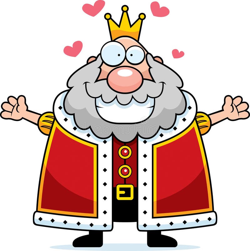 Cartoon King Hug stock vector. Illustration of cartoon - 41818990
