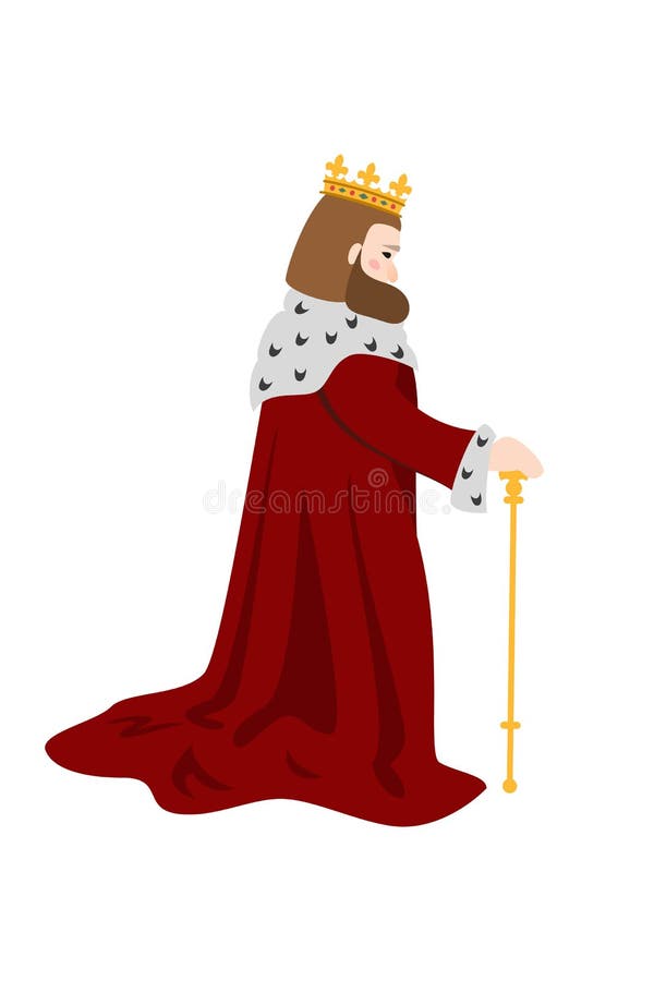Cartoon Knight on Horseback on White Background. Stock Vector ...