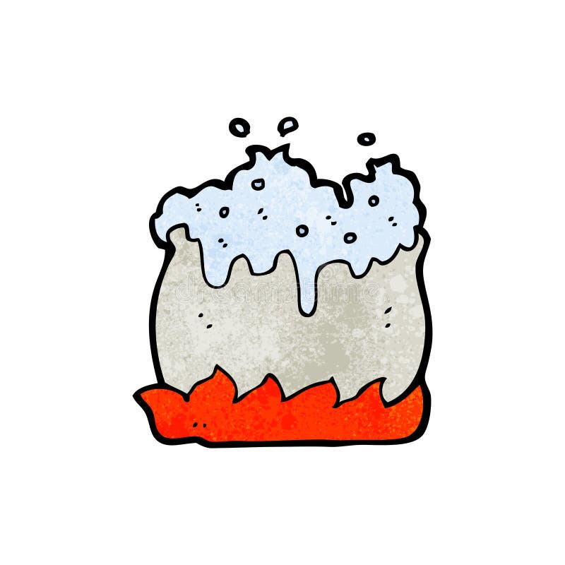 Cartoon kitchen pot stock vector. Illustration of texture - 38059677