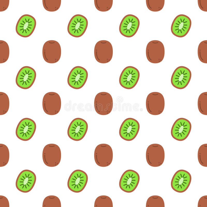 Cartoon Kiwi Seamless Pattern Stock Illustrations – 1,595 Cartoon Kiwi ...