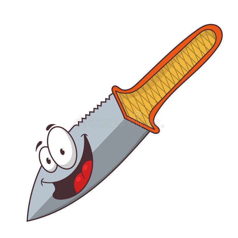 Cartoon Knife, Vector Illustration Stock Vector - Illustration of ... Cartoon Knife, Vector Illustration Stock Vector - Illustration of ...