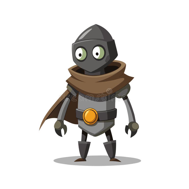 Cartoon Knight Robot Stock Illustrations – 908 Cartoon Knight Robot ...