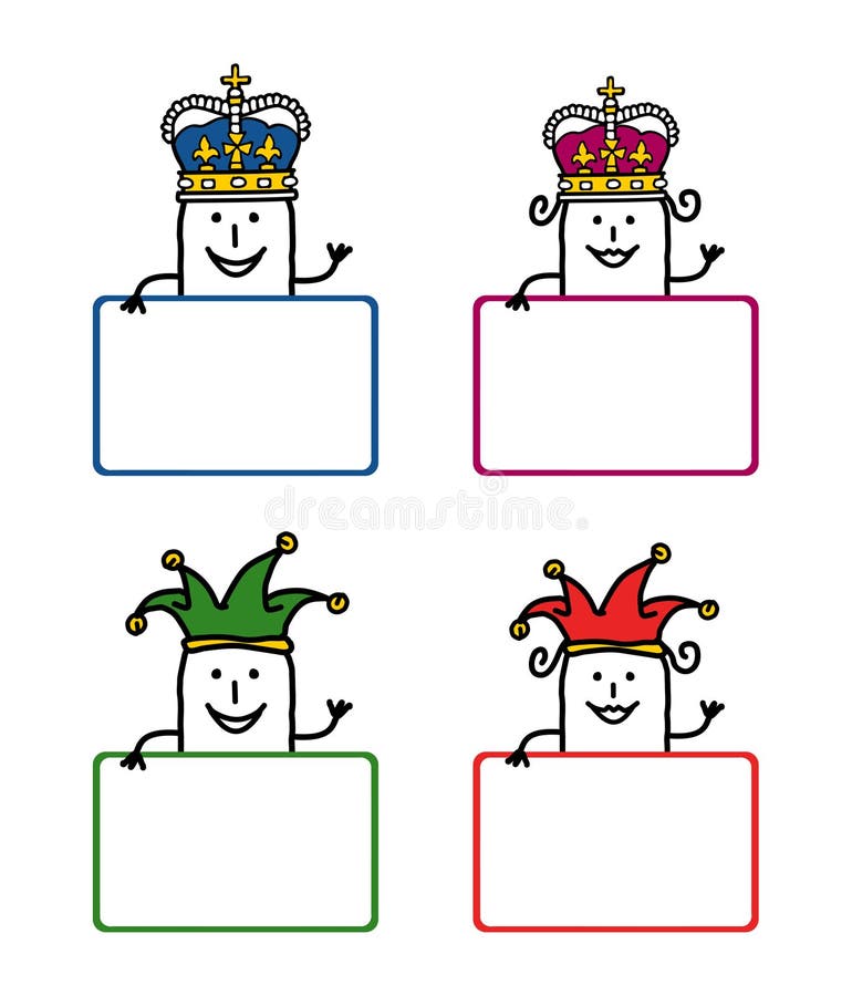 Cartoon labels 4 stock vector. Illustration of character - 13192938