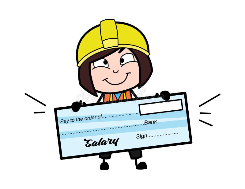 Girl Holding Paycheck Stock Illustrations – 29 Girl Holding Paycheck ...