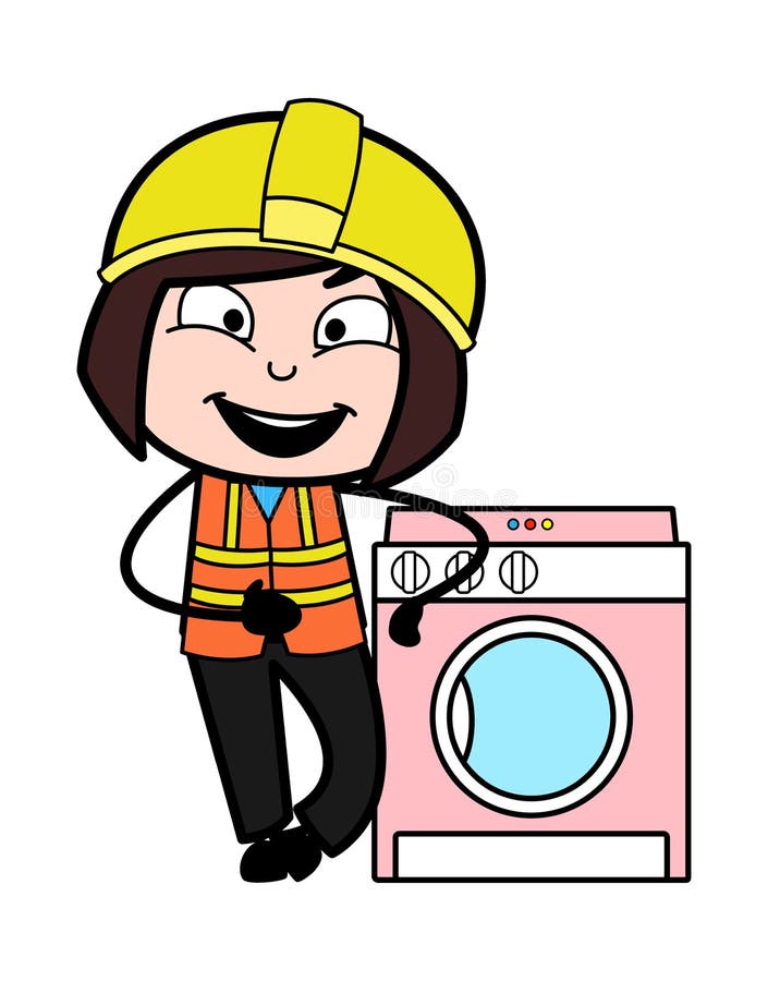 Cartoon Washing Machine Stock Illustrations – 3,491 Cartoon Washing ...