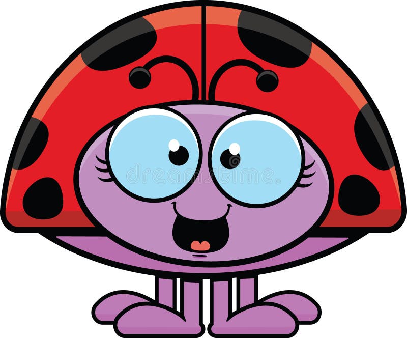 Cartoon Ladybug Cute stock vector. Illustration of friendly - 43246006