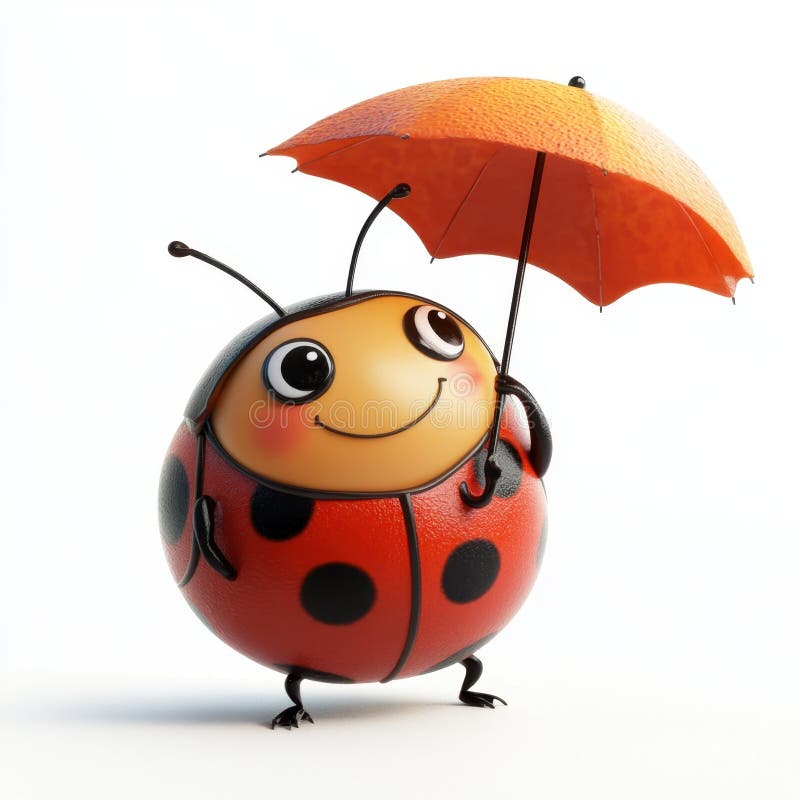Happy Smiling Ladybird Stock Illustrations – 508 Happy Smiling Ladybird ...