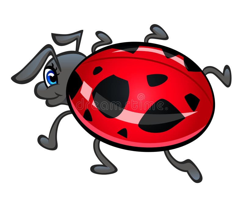 Red Ladybug Top View Stock Illustrations – 160 Red Ladybug Top View ...