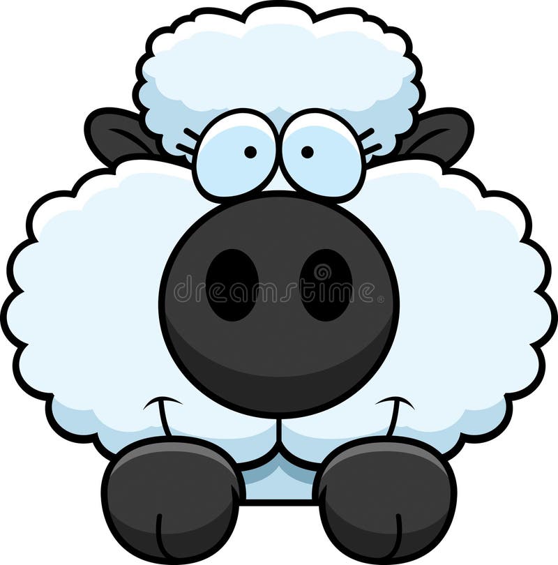 Cartoon Lamb Angry stock vector. Illustration of fluffy - 47053713