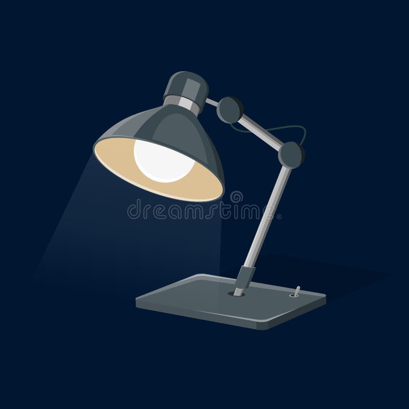 Reading lamp stock illustration. Illustration of inviting - 282084097