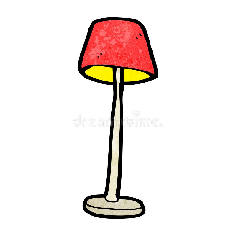 Cartoon lamp stock vector. Illustration of texture, doodle - 38085218