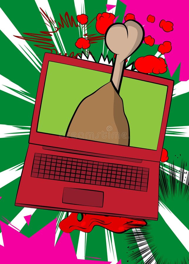 Comic Book Style Cartoon Chicken Stock Illustrations – 295 Comic Book ...