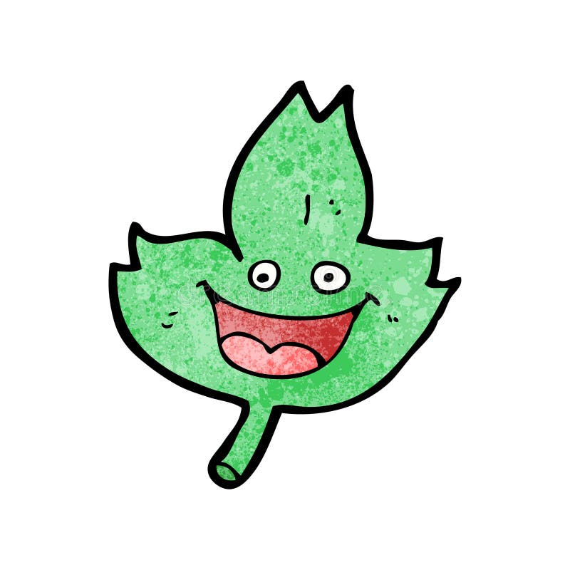 Cartoon leaf stock vector. Illustration of character - 38067270