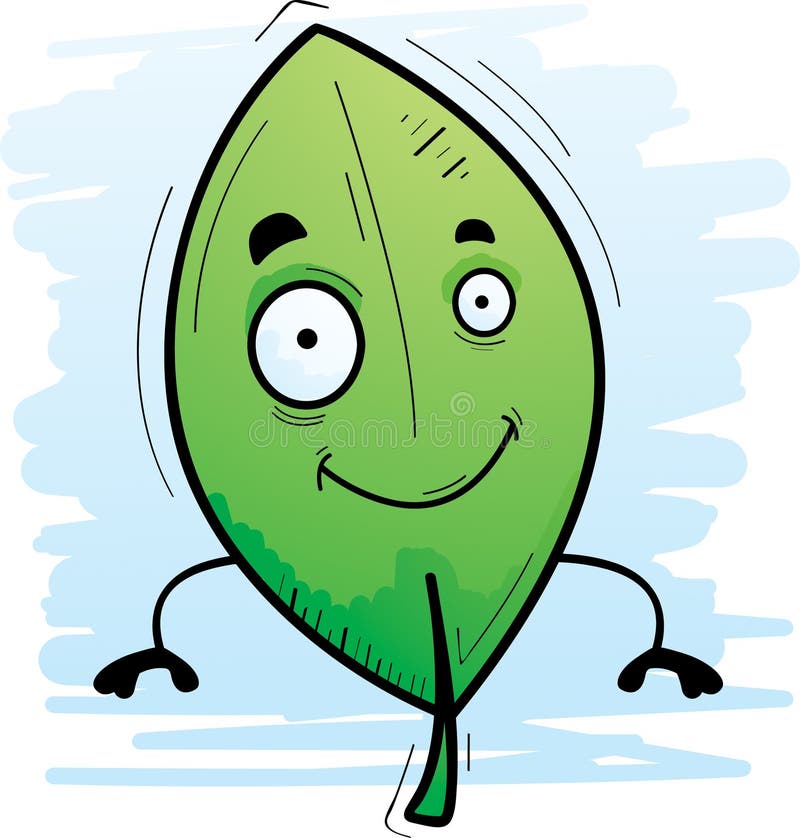 Leaf Smiling stock vector. Illustration of watercolor - 15009243