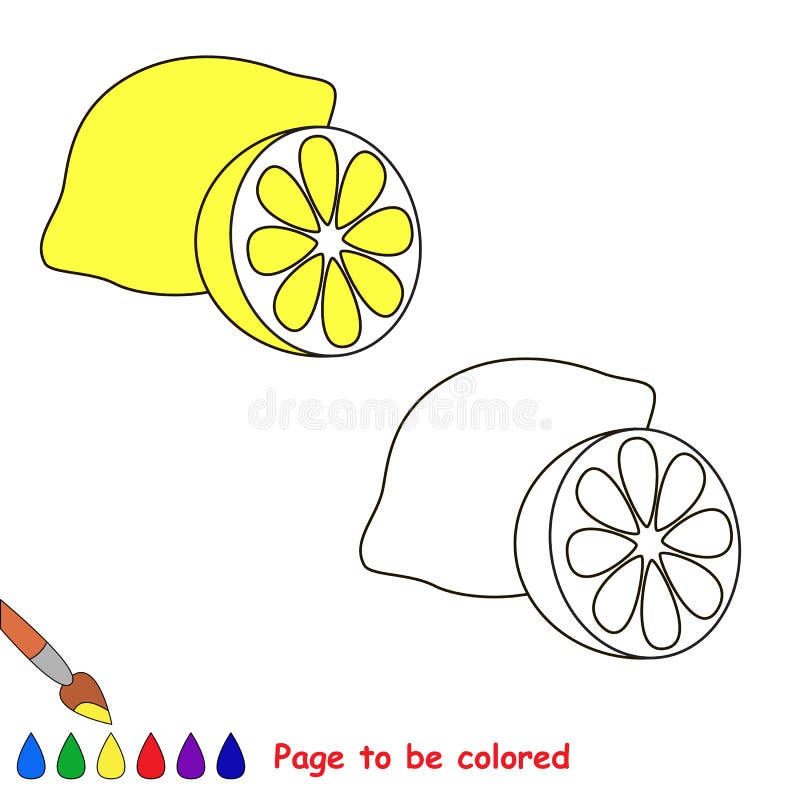 Cartoon Coloring Lemon Stock Illustrations – 884 Cartoon Coloring Lemon ...