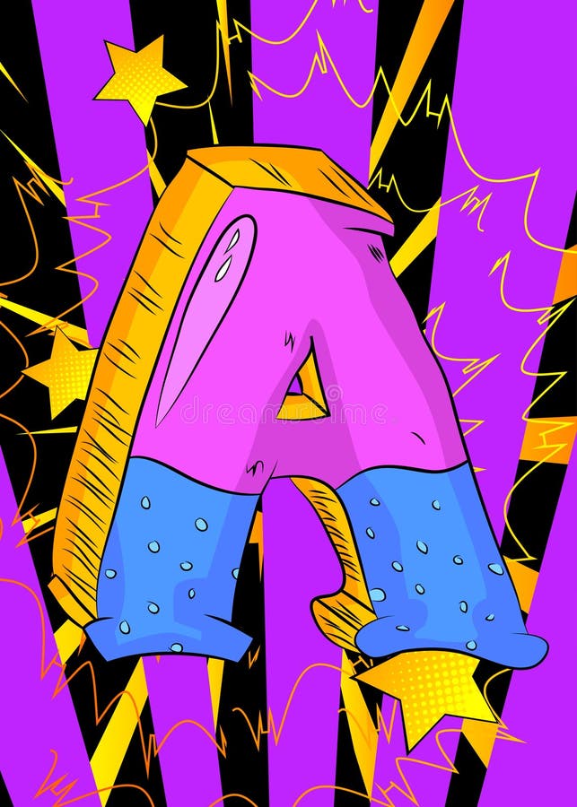 Comic Book Alphabet Stock Illustrations – 6,223 Comic Book Alphabet ...