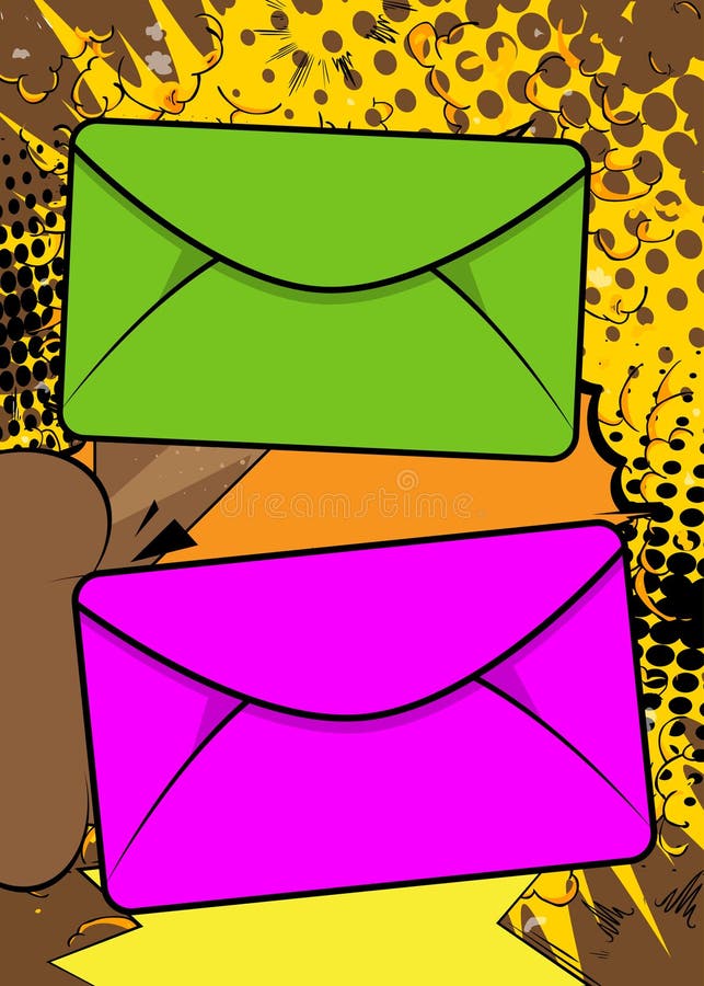 Cartoon Letter Envelope Stock Illustrations – 29,353 Cartoon Letter ...