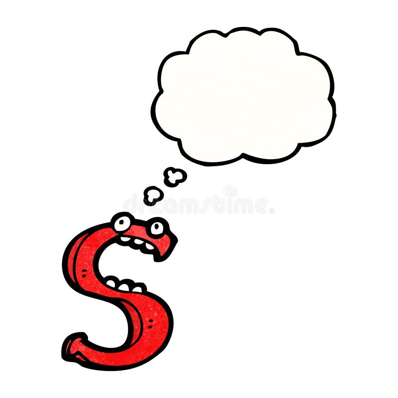 Cartoon letter s stock vector. Illustration of - 38028115