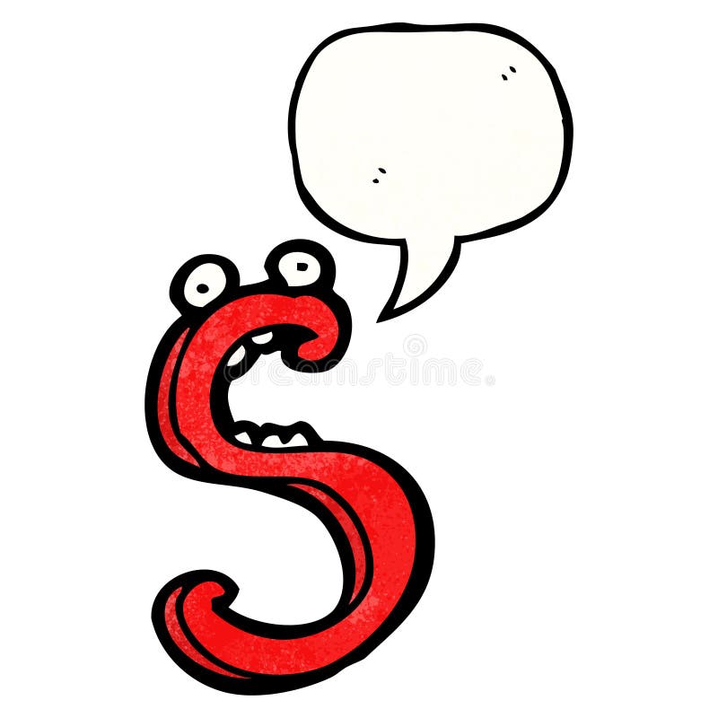 Cartoon letter s stock vector. Illustration of - 38037595