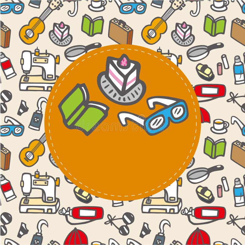 Cartoon life card stock vector. Illustration of celebrate - 18989513