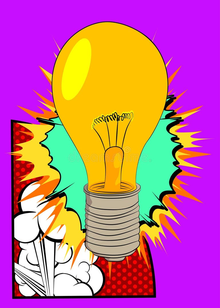 Cartoon Exploding Light Bulb Stock Illustrations – 122 Cartoon ...