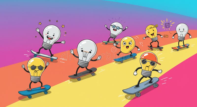 Expressive Light Bulbs Stock Illustrations – 107 Expressive Light Bulbs ...