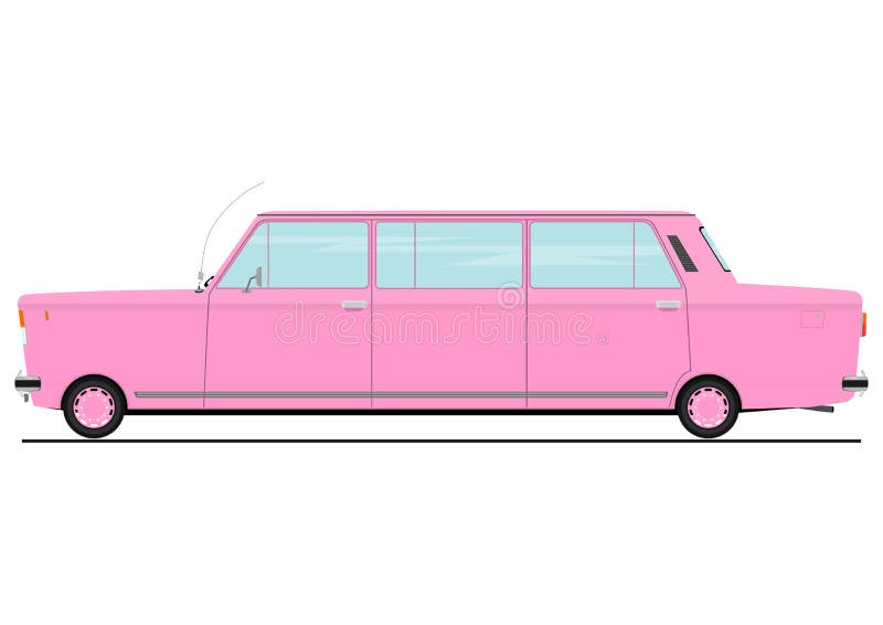 Cartoon limousine stock vector. Illustration of travel - 111920820