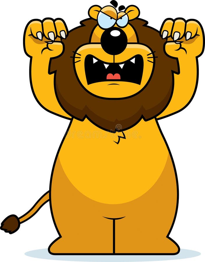 Attacking Lion Illustration Stock Illustrations – 187 Attacking Lion ...