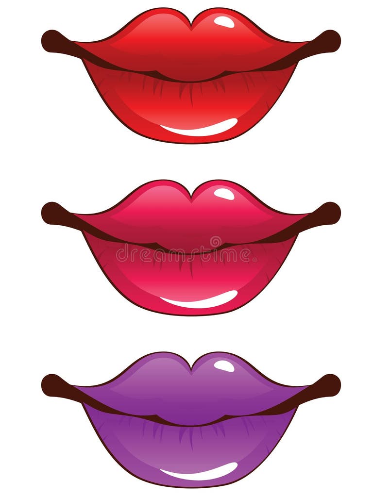 Cartoon Female Lips Stock Illustrations – 24,612 Cartoon Female Lips ...