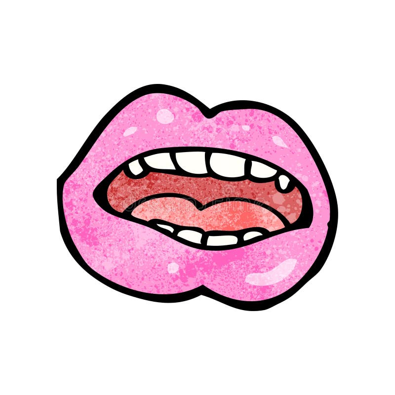Cartoon lips stock vector. Illustration of character - 38060012