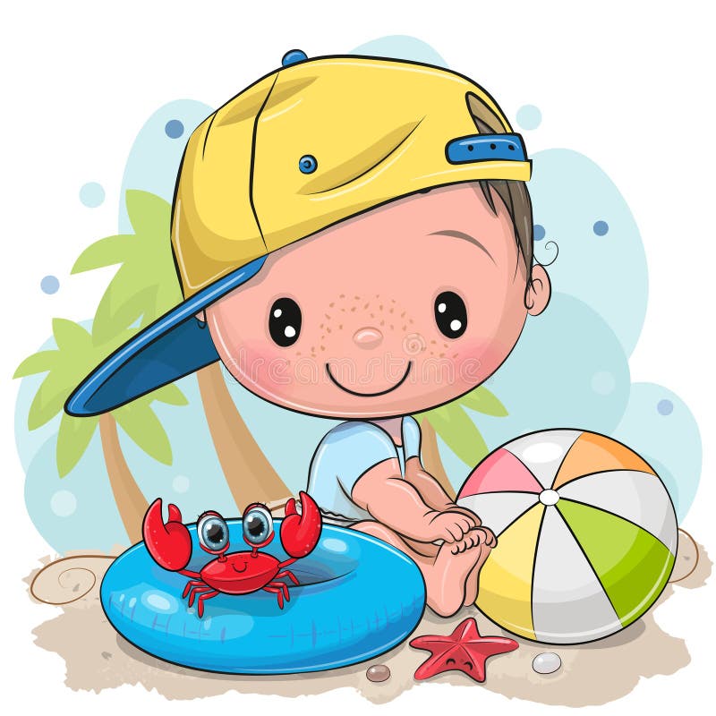 Cartoon Crab Isolated on a White Background Stock Vector - Illustration ...