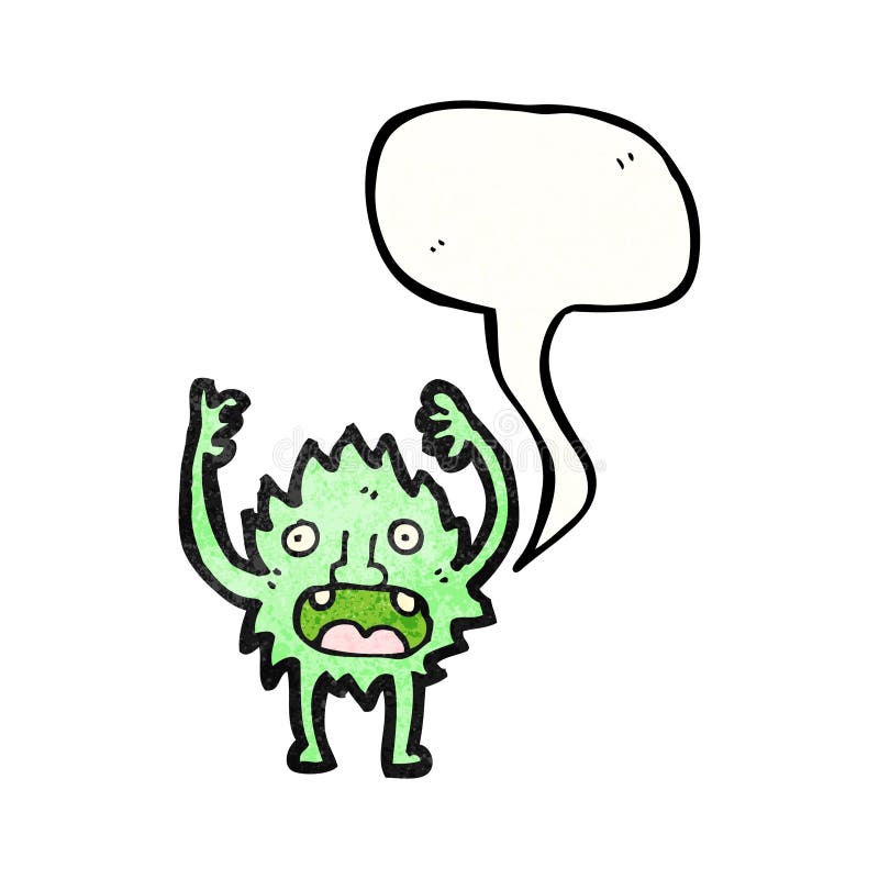 Cartoon little imp stock vector. Illustration of hand - 38025960