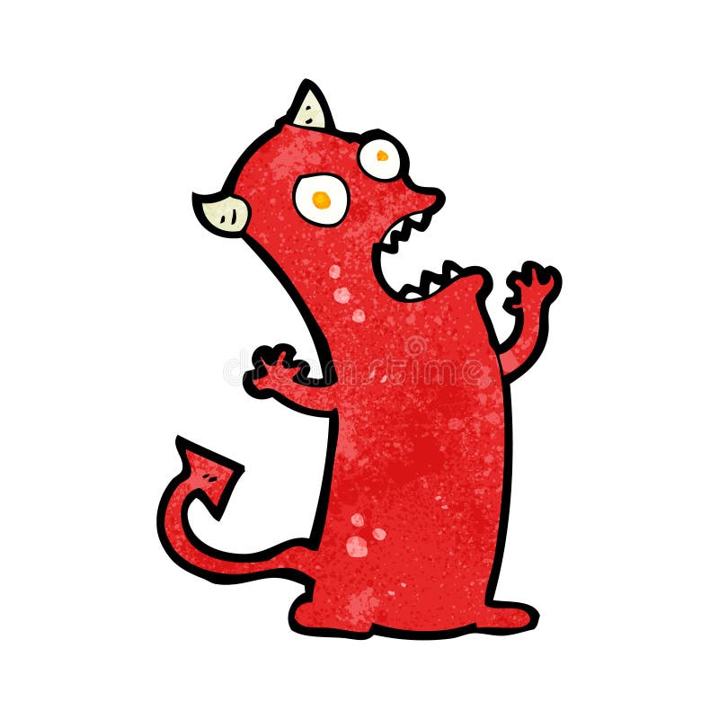 Cartoon little imp stock vector. Illustration of creature - 38071573