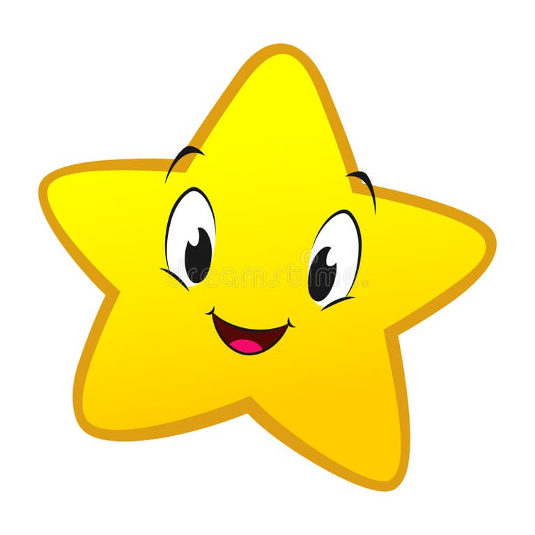 Cartoon Little Star stock vector. Illustration of happy - 43670778
