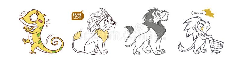 Cartoon Lizard Character Designs Stock Illustrations – 479 Cartoon ...