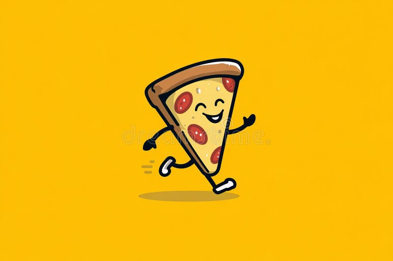 Pizza Cartoon Running Stock Illustrations – 229 Pizza Cartoon Running ...