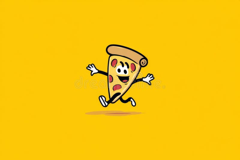 Cartoon Pizza Logo
