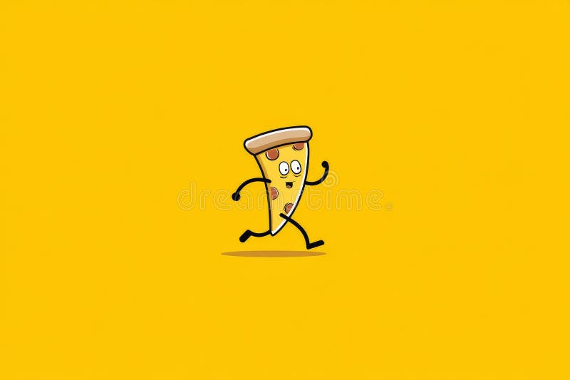 Cartoon Pizza Running Stock Illustrations – 289 Cartoon Pizza Running ...