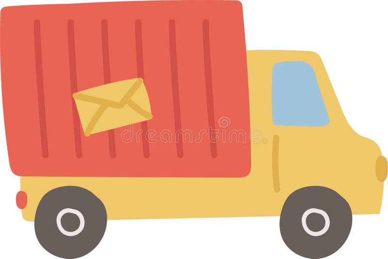 Cartoon Lorry Truck stock vector. Illustration of freight - 365204540