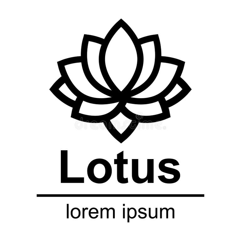 Lotus Outline Stock Illustrations – 26,471 Lotus Outline Stock ...