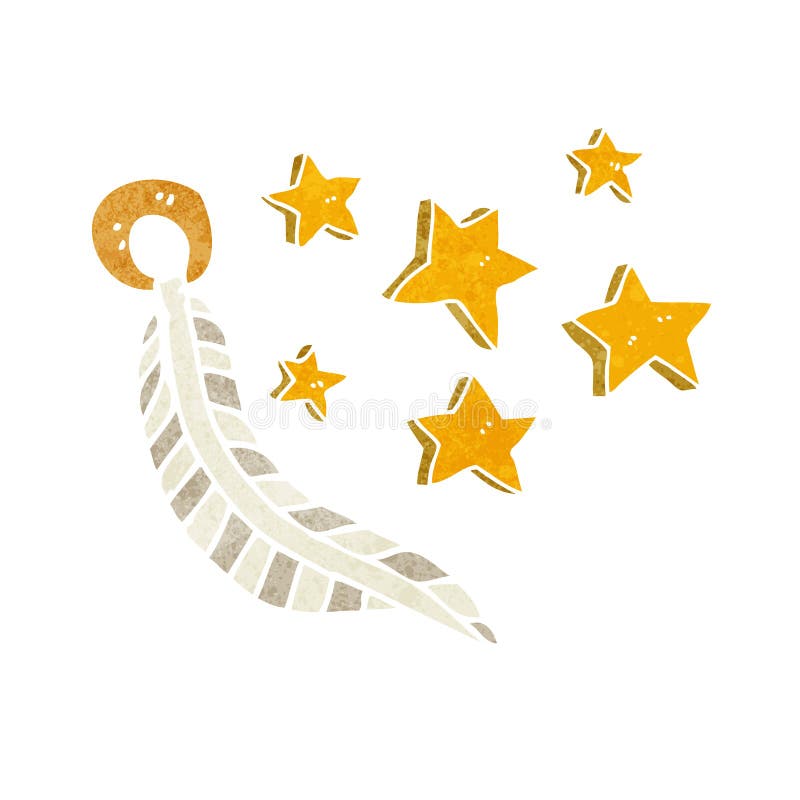 Cartoon Lucky Charm on Paper Note, Vector Illustration Stock Vector ...