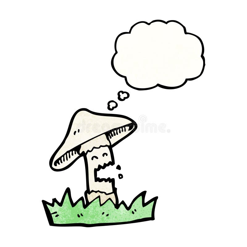 Cartoon Magic Mushroom Character Stock Vector - Illustration of ...