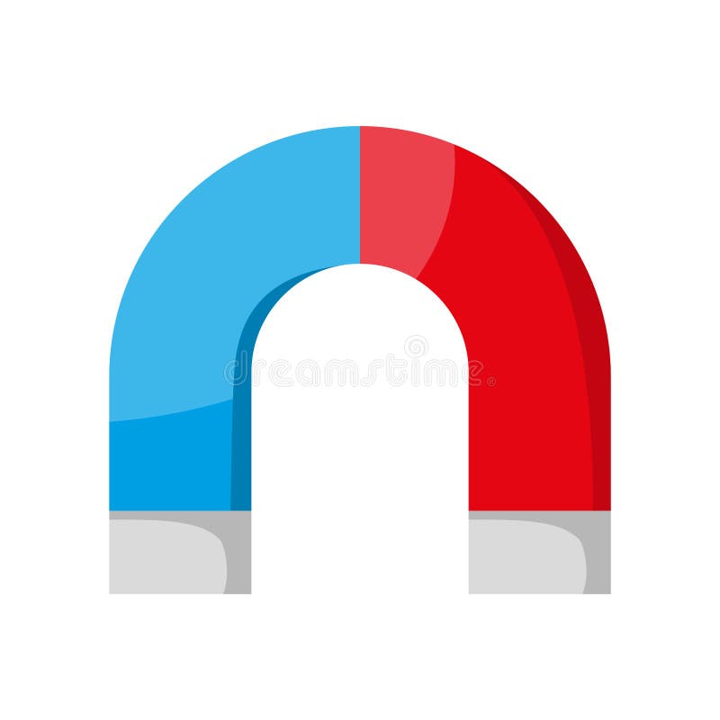 Cartoon Magnet Vector Illustration Stock Vector - Illustration of ...