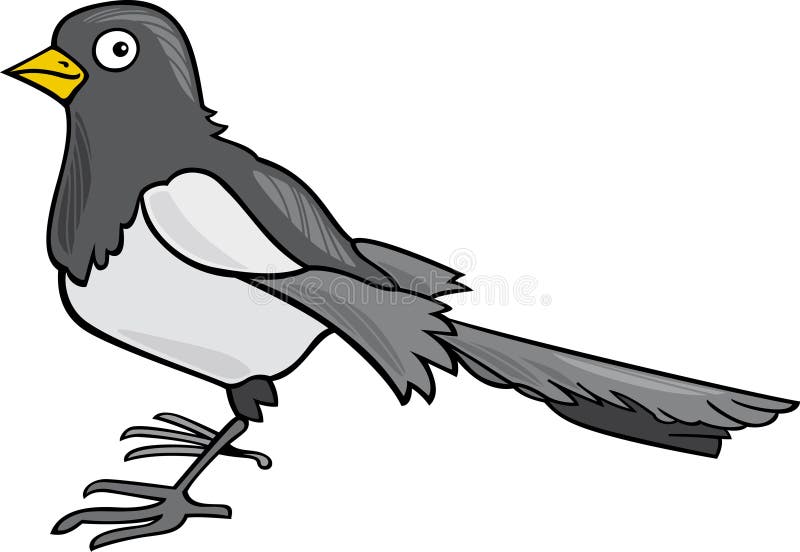 Cartoon Magpie Stock Illustrations – 873 Cartoon Magpie Stock ...