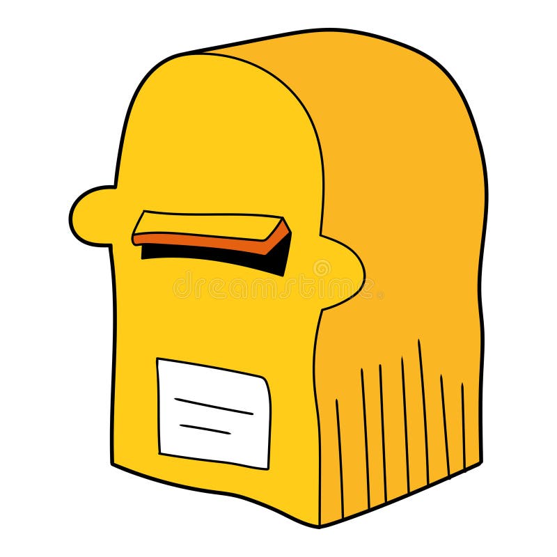 Cartoon mail box stock vector. Illustration of icon - 273925046