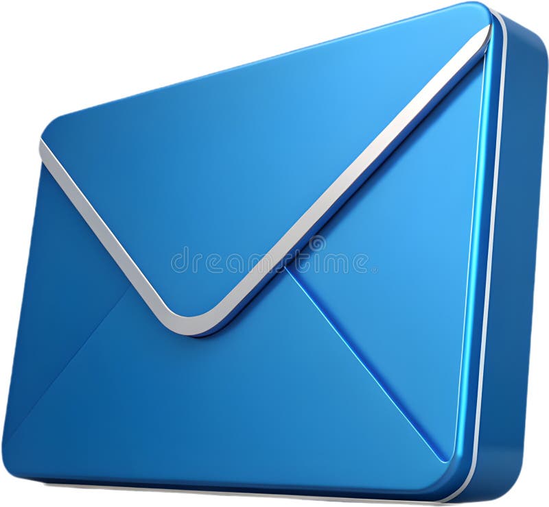 Cartoon Mail Icon Clipart with Envelope Design. Stock Illustration ...