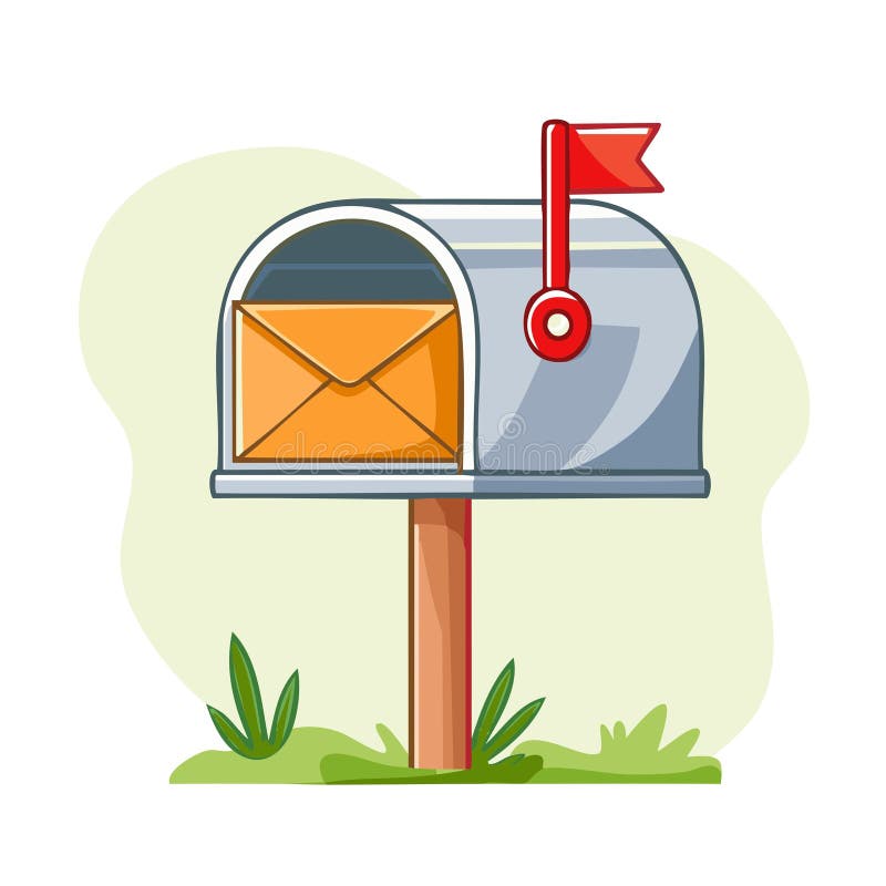Cartoon Mailbox Illustration Stock Illustrations – 7,085 Cartoon ...
