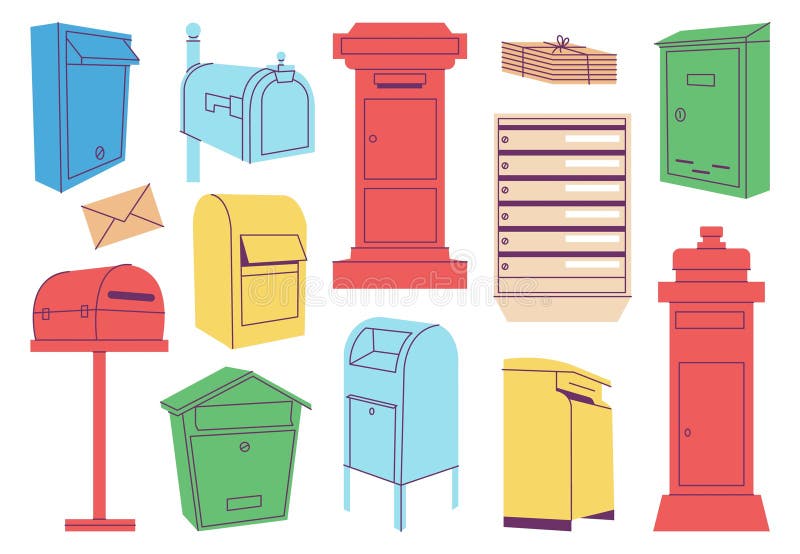 Pile Envelopes Letters Stock Illustrations – 109 Pile Envelopes Letters ...