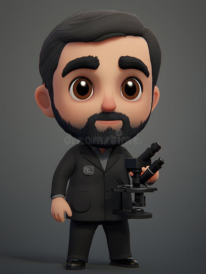 205 Cartoon Scientist Microscope Laboratory Stock Photos - Free ...